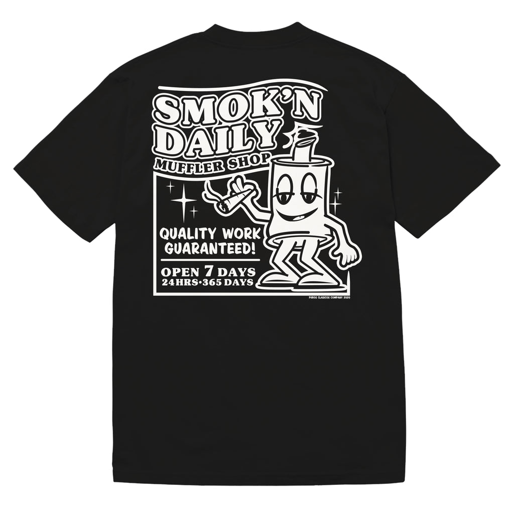 Muffler Shop-Black/White – purosclasicos.com